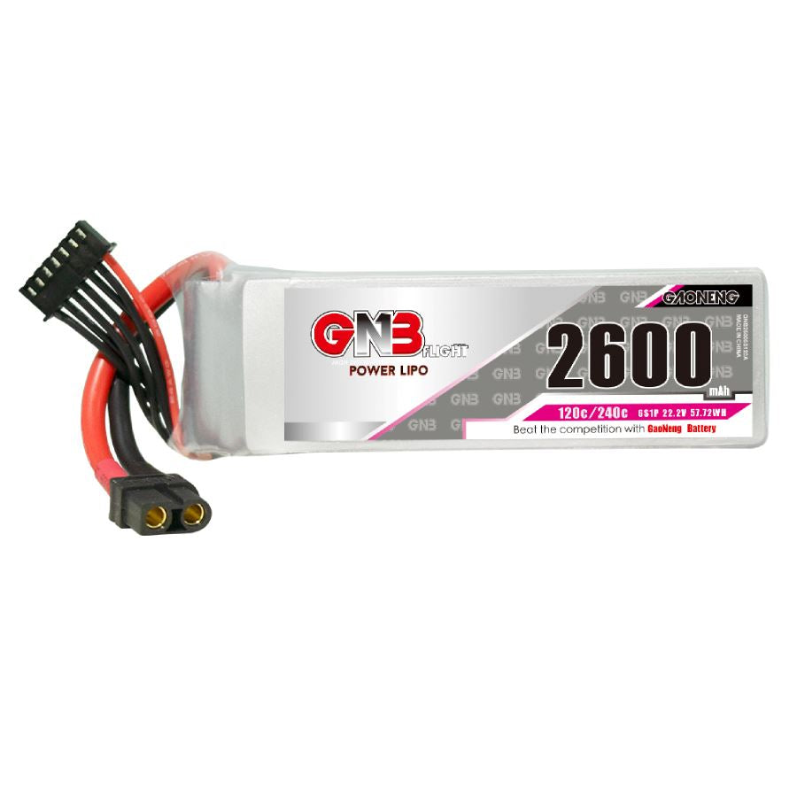 GNB 2600mah 6s 120C — Flying Robot