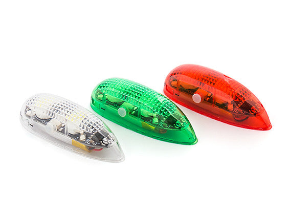 Wireless LED strobe light combo (White, Red and Green) — Flying Robot