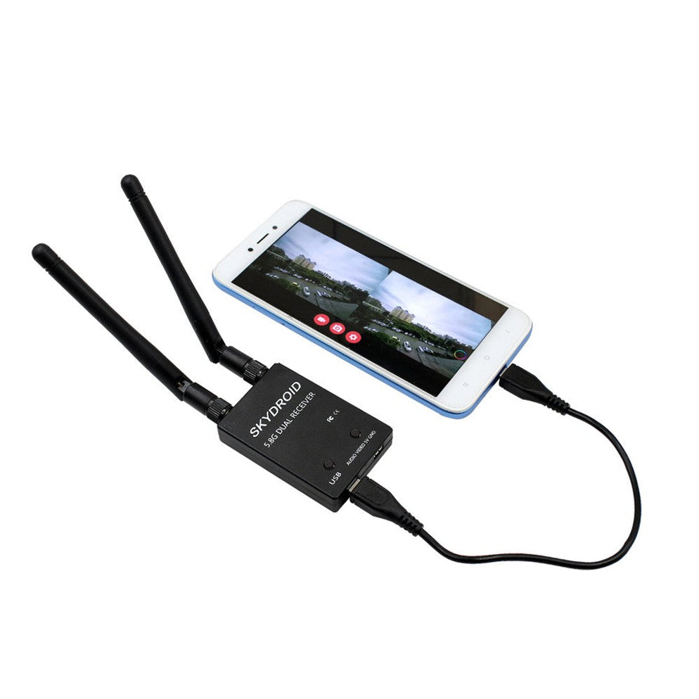 Skydroid UVC OTG 5.8G VRX Video Receiver for Android phones — Flying Robot