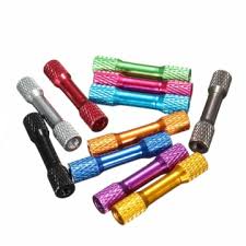 Alu Standoffs M3 20mm Tapered Textured (8 pcs in a bag) — Flying Robot
