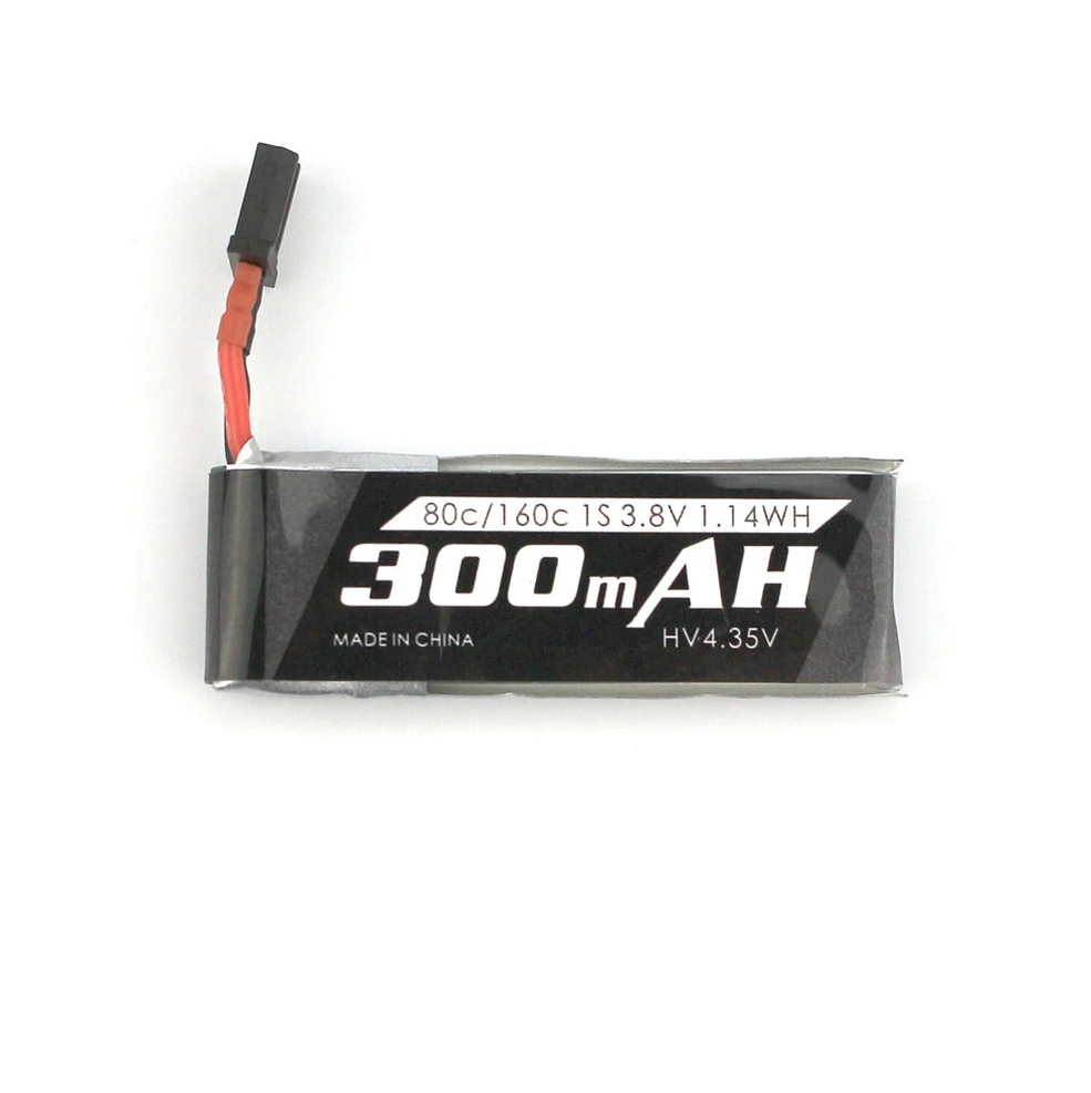 Emax 1S 300mAh 80C 4.35V HV 80C Lipo Battery — Flying Robot