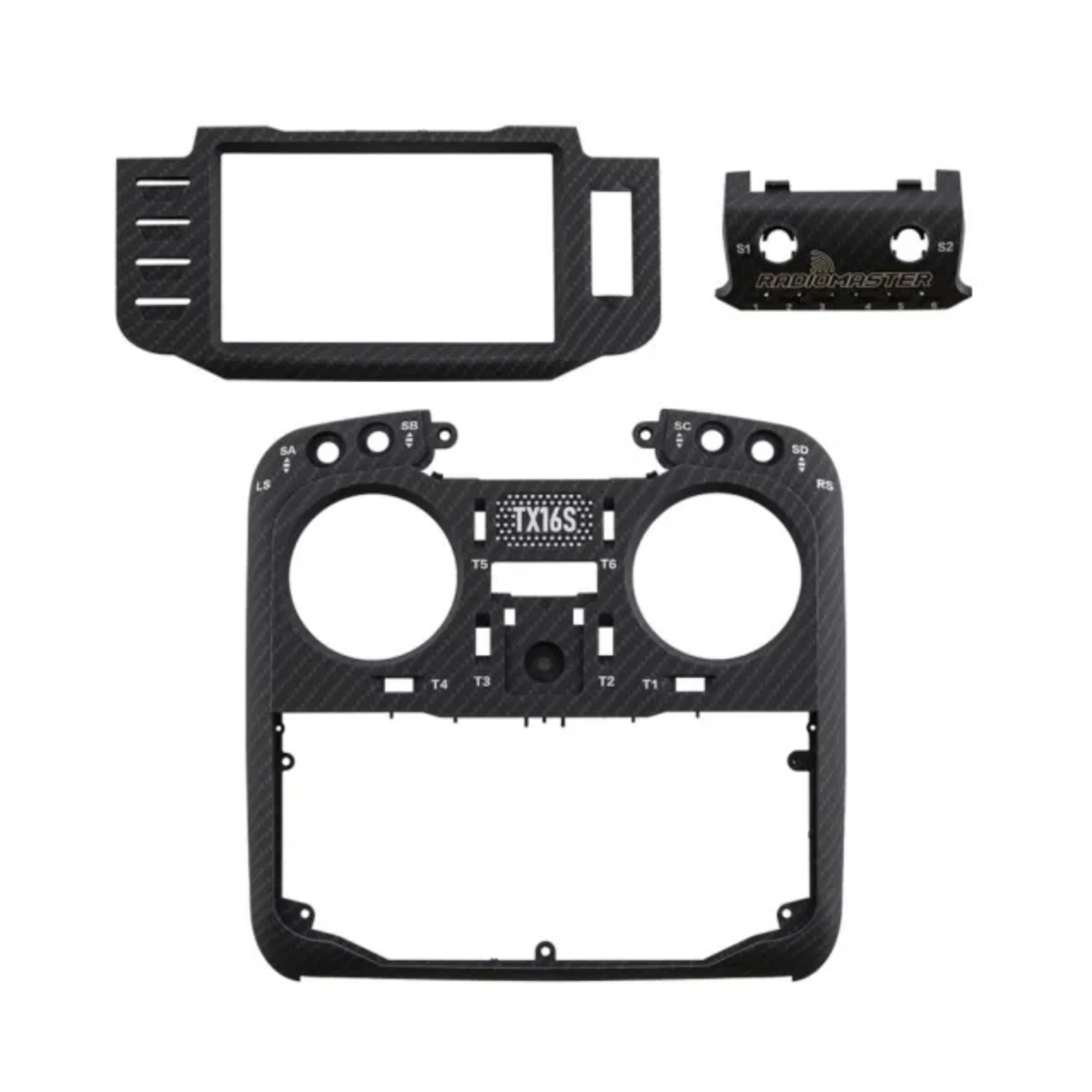 RadioMaster TX16S MKII Carbon Replacement Front case — Flying Robot