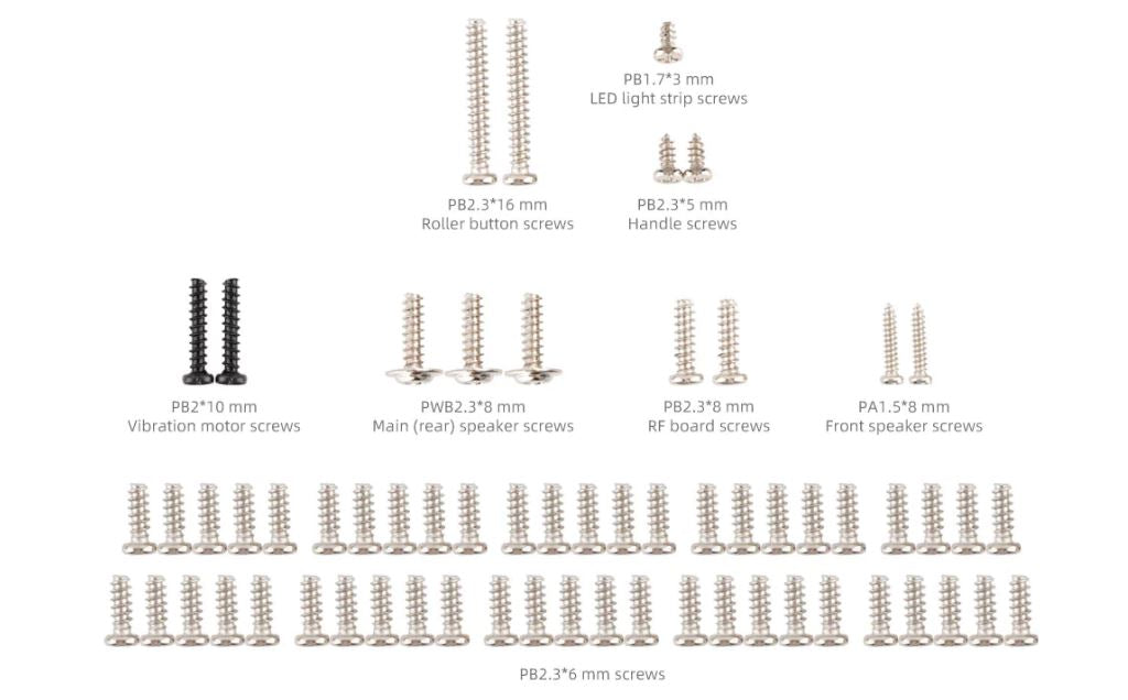 TX16s Internal Screw set — Flying Robot